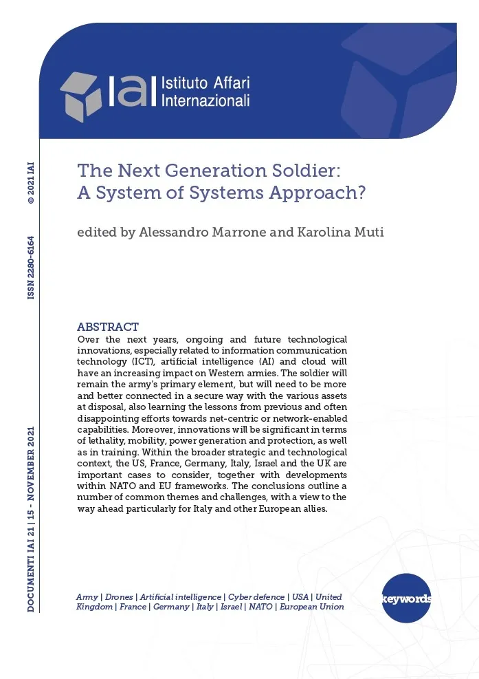 The Next Generation Soldier: A System of Systems Approach? | Istituto ...
